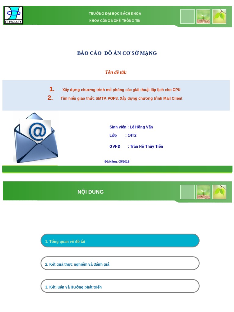Xay Dung Chuong Trinh Mo Phong Cac Giai Thuat Lap Lich Cho Cpu Tim Hieu Giao Thuc SMTP Pop3 Xay ...