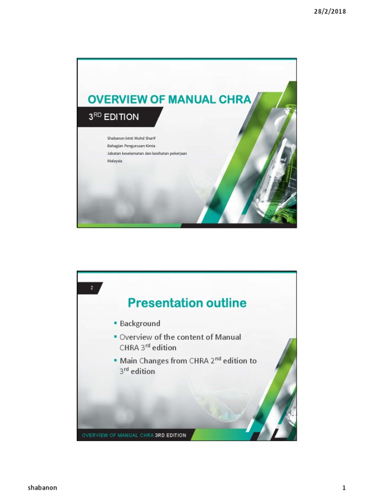 Chra 3rd Edition Manual | Download Free PDF | Hazards | Toxicity