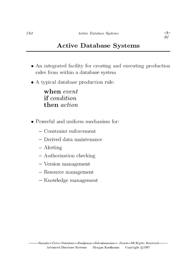 CS6005 Advanced Database System UNIT II | PDF | Relational Database ...