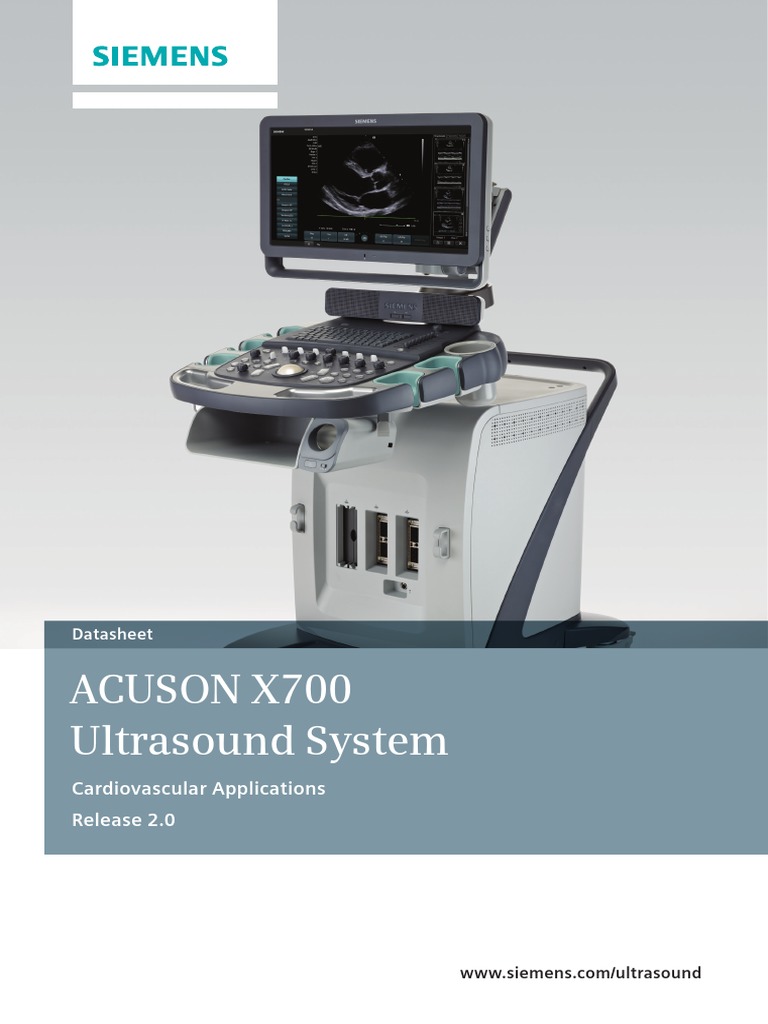 Siemens Acuson x700 Cardiology | Medical Ultrasound | Medical Imaging