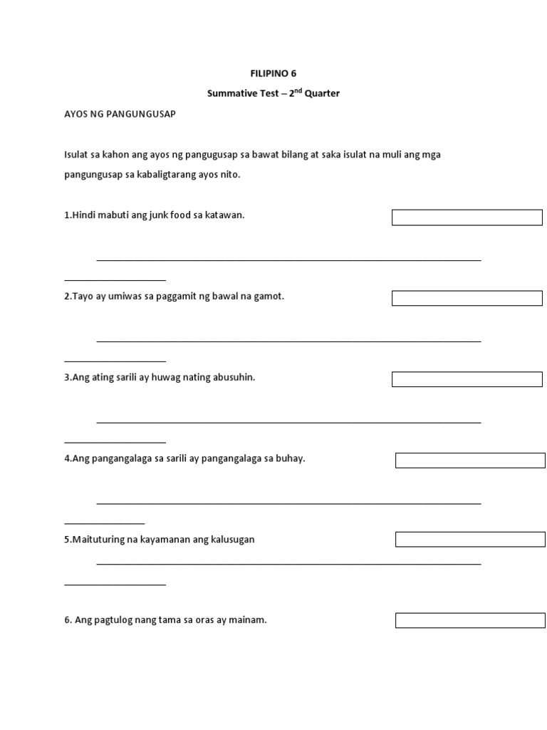 Filipino 6 - Q2 | PDF