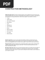 Methodology of CHB | PDF | Masonry | Concrete