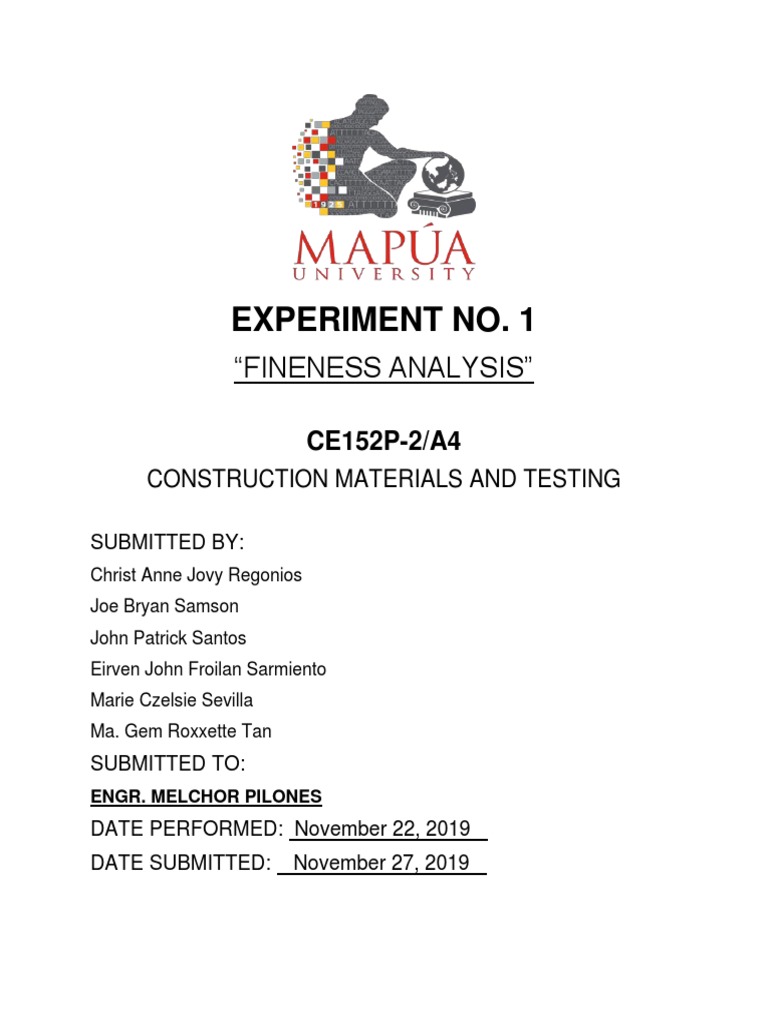 Cement Fineness Analysis Report | PDF | Nature