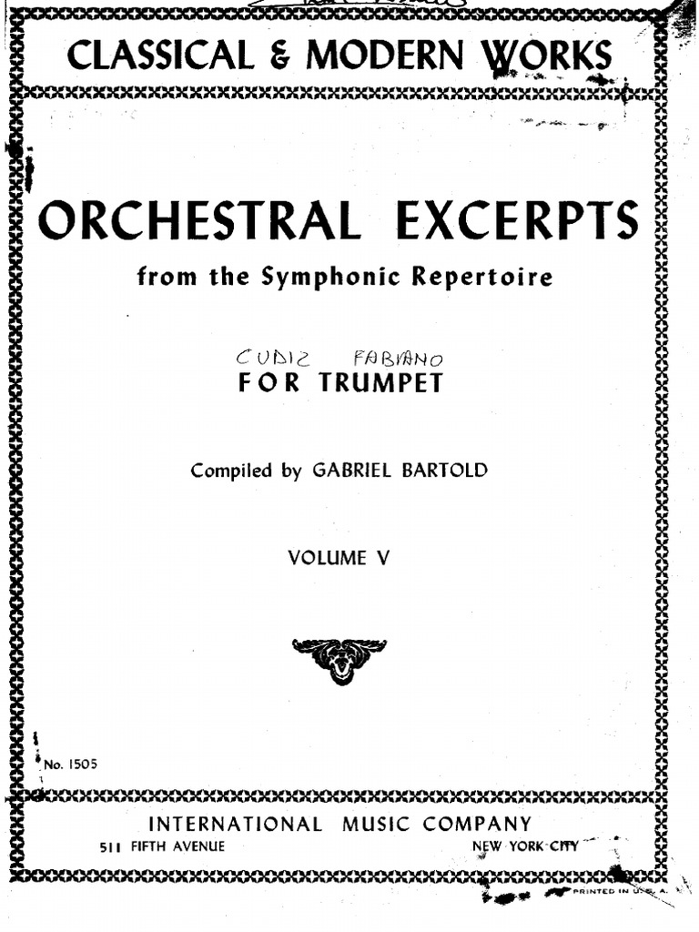 Passi D'orchestra Volume 5 PDF | PDF