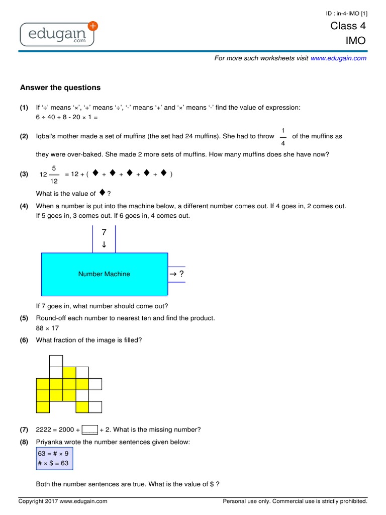 grade-4-IMO-in.pdf | Mathematics