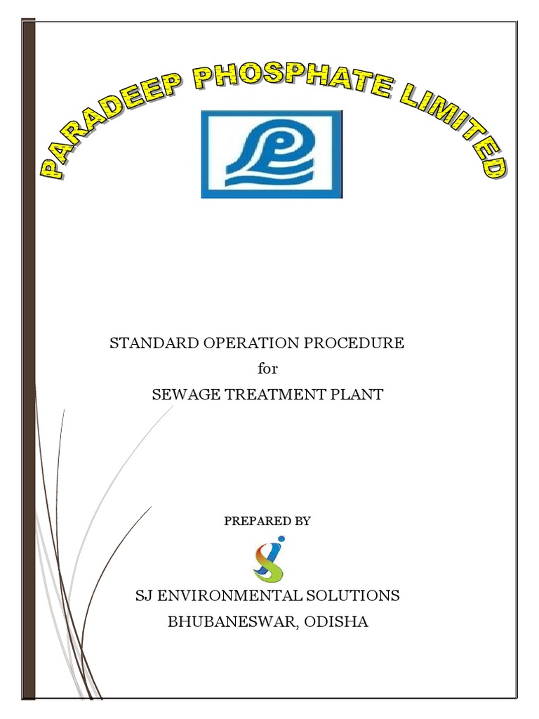 Standard Operating Procedure (SOP) PDF | PDF | Sanitary Sewer | Alkalinity