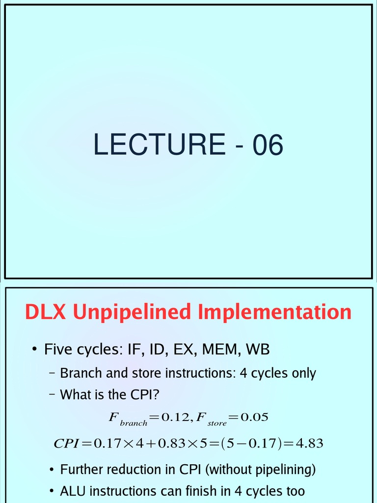 Lec 06 | PDF | Digital Electronics | Computing