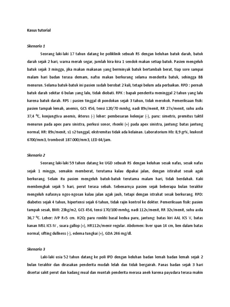 Kasus Tutorial IPE | PDF | Sains & Matematika