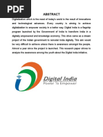 Digital India Class 12 Project | PDF | Internet Access | Infrastructure