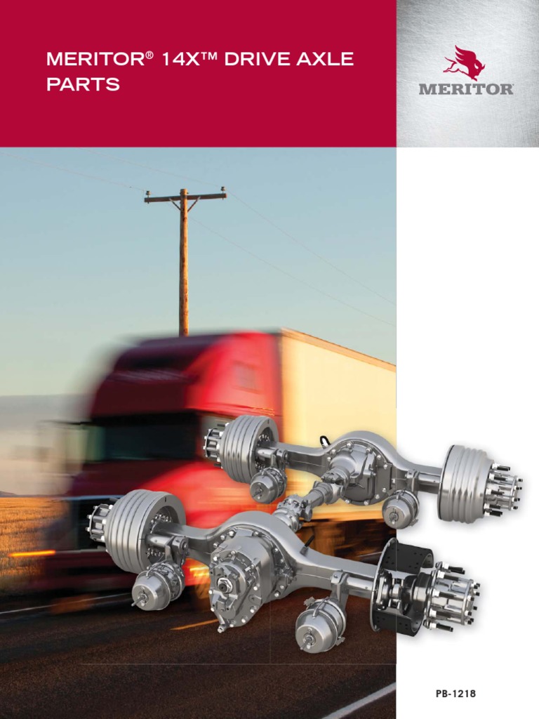 Meritor 14x Driveaxle Parts Catalog | PDF | Gear | Axle