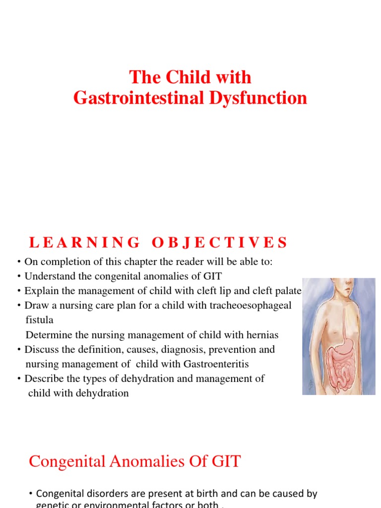 8. Care of Child With GI Dysfunction (1) ءءءء | PDF | Diarrhea ...