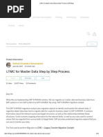 LTMC For Master Data Step by Step Process | PDF | Sap Se | Information ...