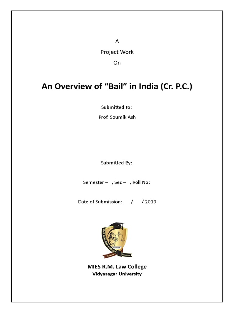 an-overview-of-bail-in-india-pdf-bail-arrest