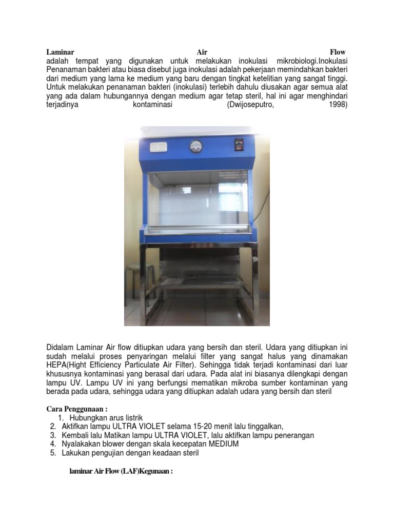 Laminar Air Flow | PDF