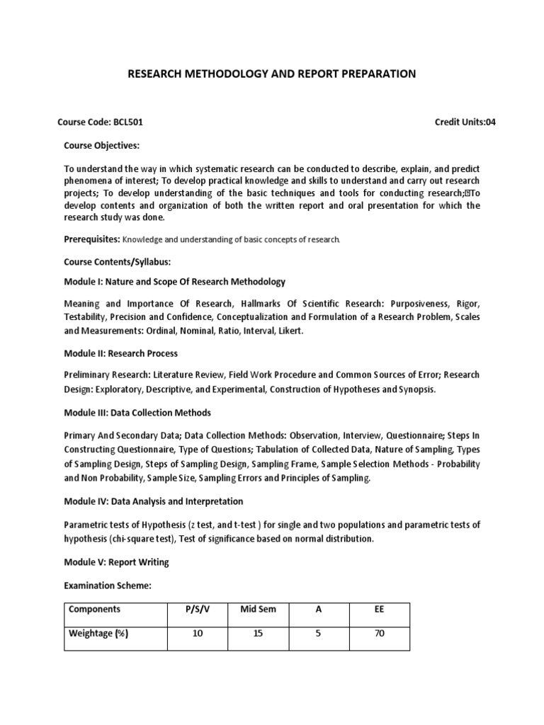 Research Methodology | PDF | Scientific Method | Sampling (Statistics)