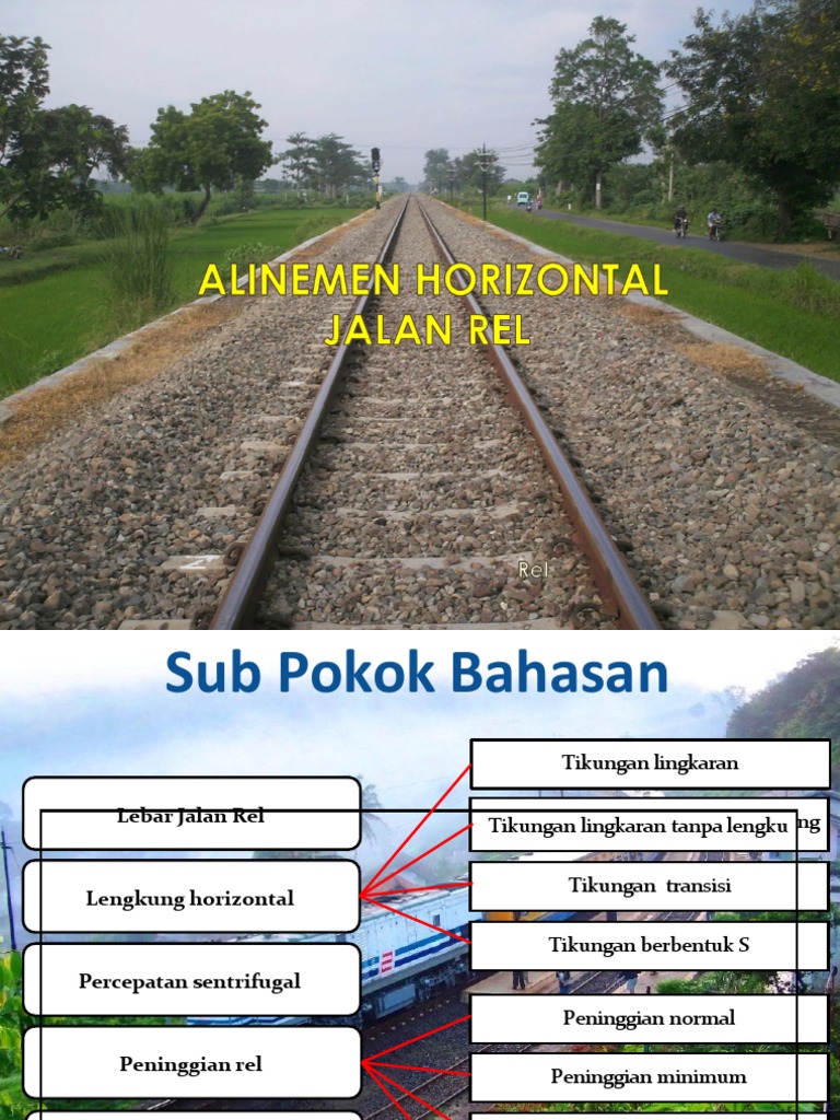 Geometri dan Lebar Sepur Rel Kereta | PDF