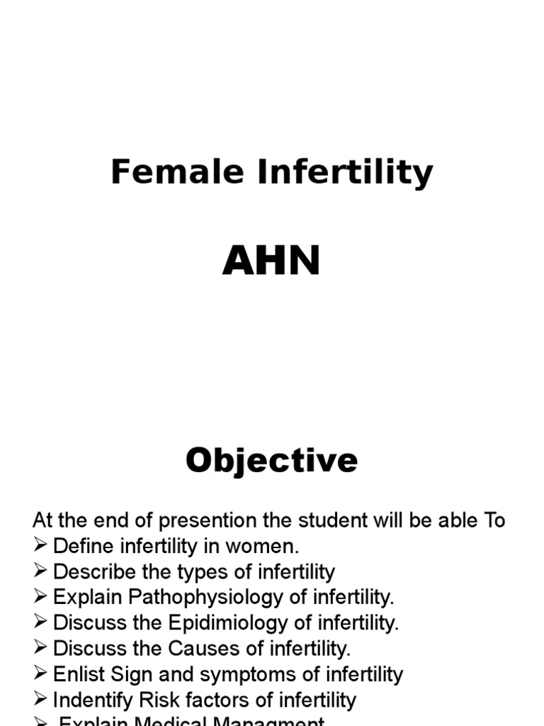 12 Female Infertility | PDF | Infertility | Luteinizing Hormone