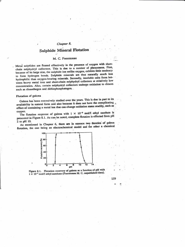 Sulphide Mineral Flotation | PDF | Cyanide | Chemical Substances