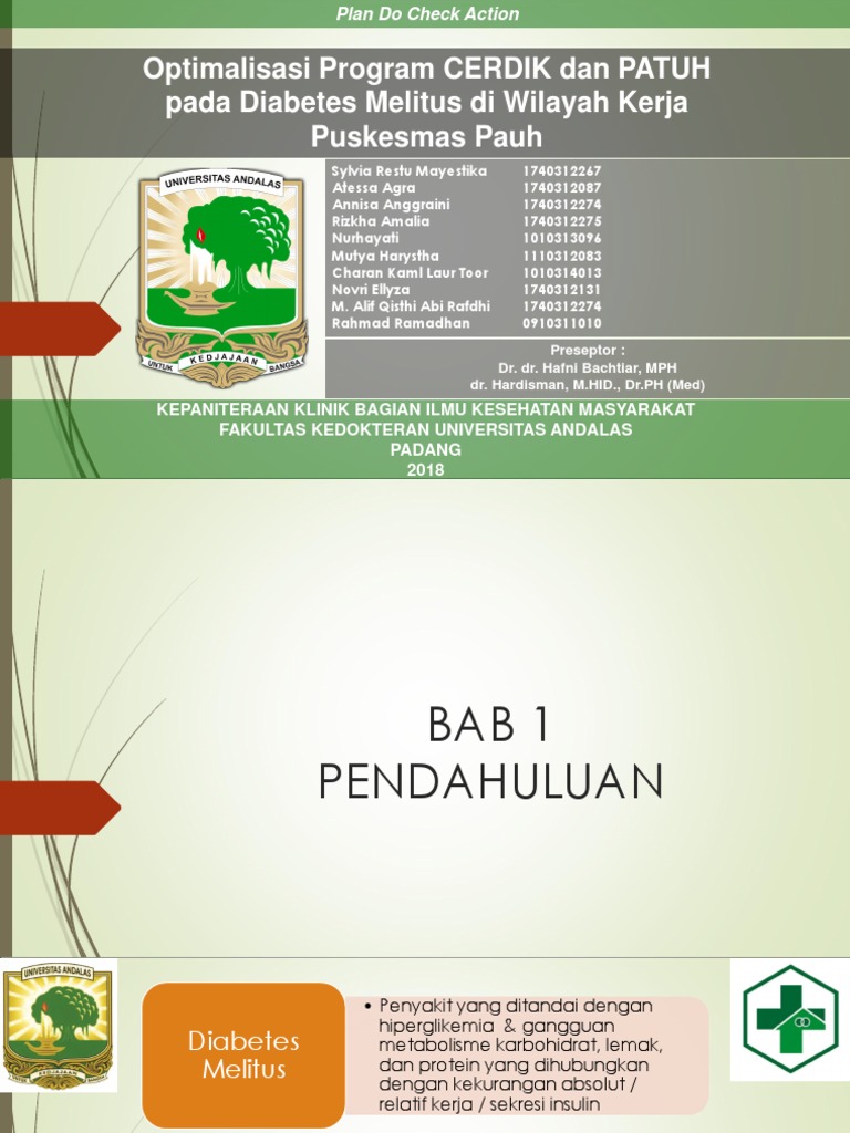 Pdca Fix | PDF | Kesehatan Holistik | Sains & Matematika