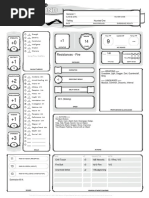Artificer Character Sheet 5e | PDF