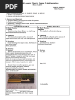 5e Math 8 Lesson Plan 9 4 | PDF | Lesson Plan | Triangle