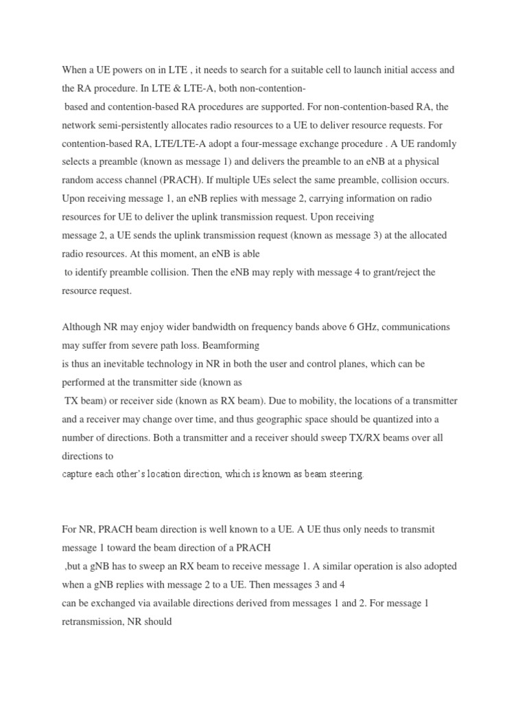 5G UE Power On | PDF | Telecommunications | Wireless