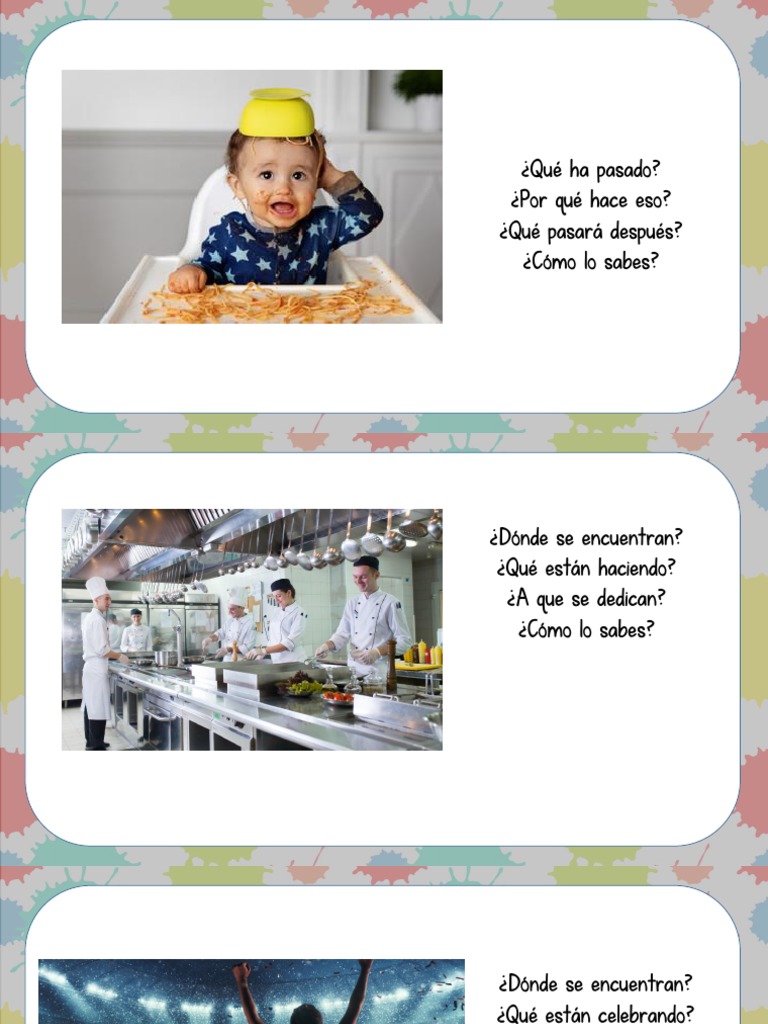 Trabajamos Las Inferencias Con Imagenes Reales PDF | PDF