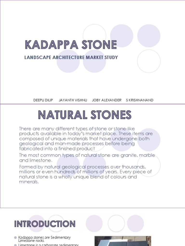 Stones in Landscape | PDF | Limestone | Geology