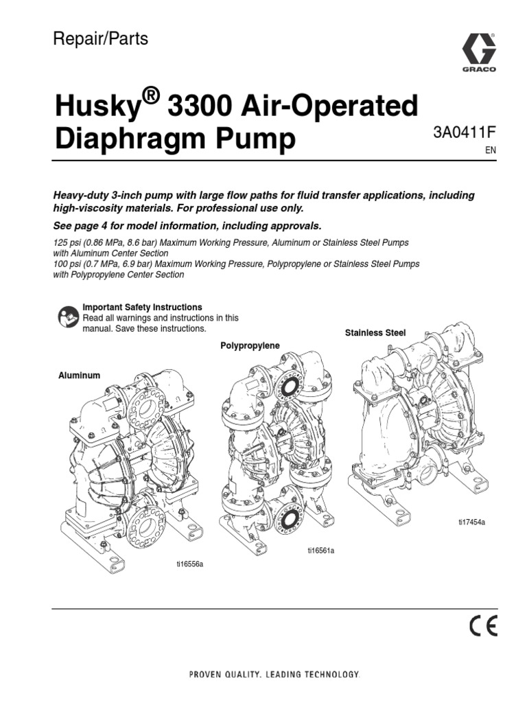 Husky 3300 Repair and Parts | PDF | Valve | Personal Protective Equipment