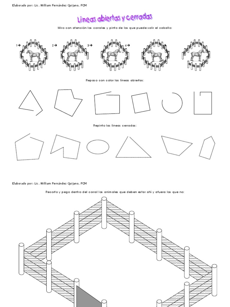 Líneas Abiertas y Cerradas PDF | PDF