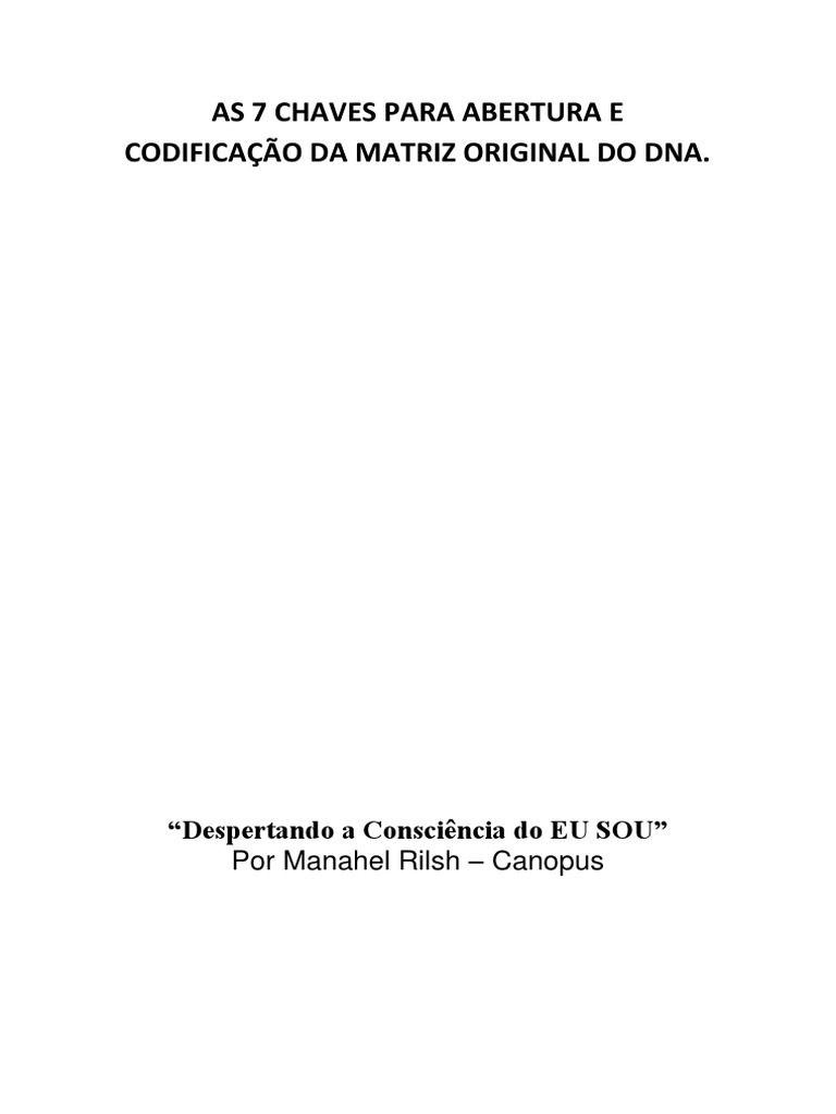Codificação Da Matriz Original Do Dna | PDF