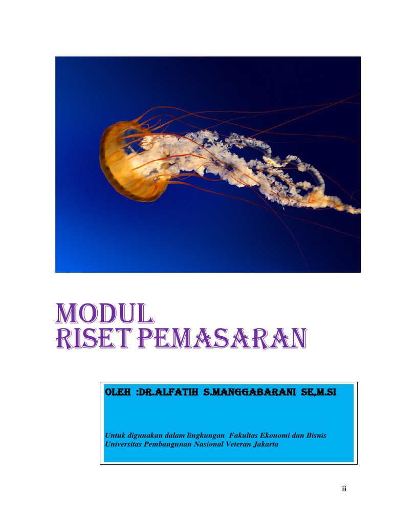 Modul Riset Pemasaran | PDF
