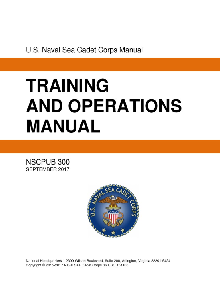 USNSCC 2015 Training and Operations Manual | PDF | United States Coast ...
