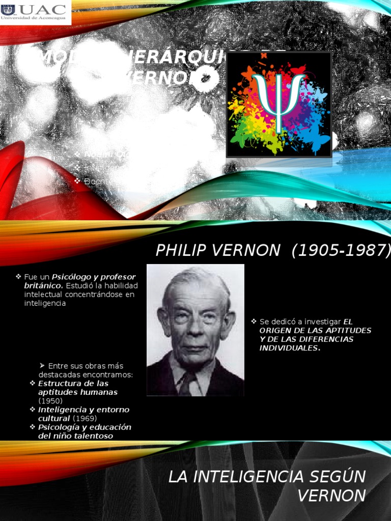 Modelo Jerárquico de Vernon | PDF | Inteligencia | Cociente de inteligencia