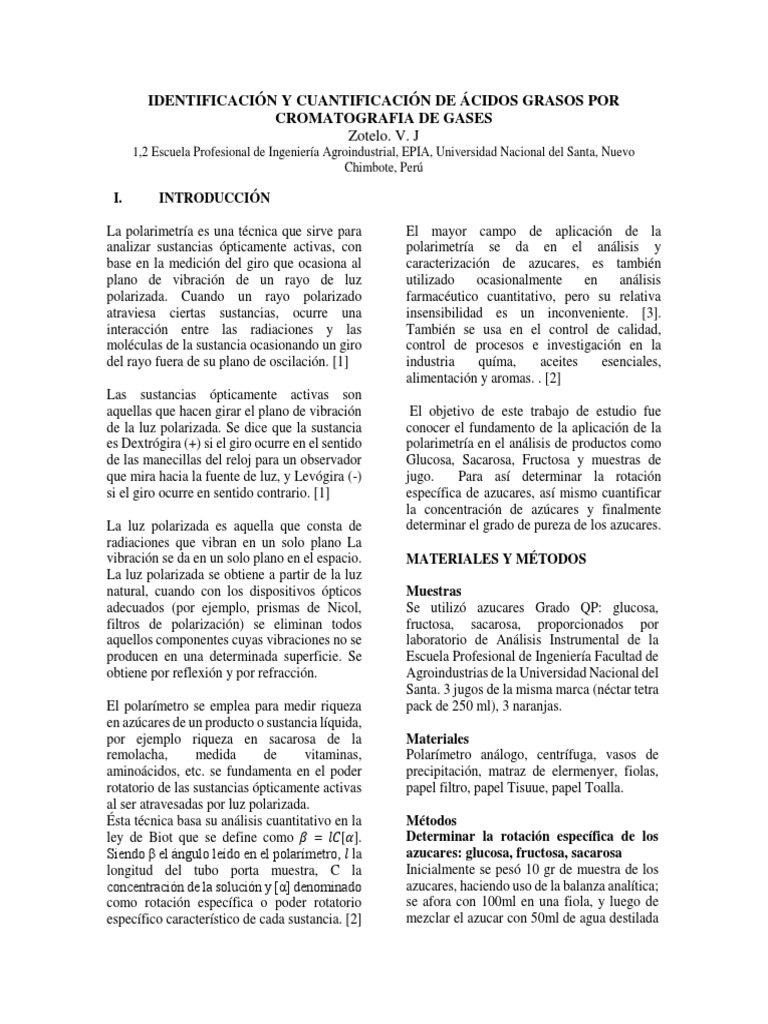 Poihg | PDF | Concentración | Sacarosa