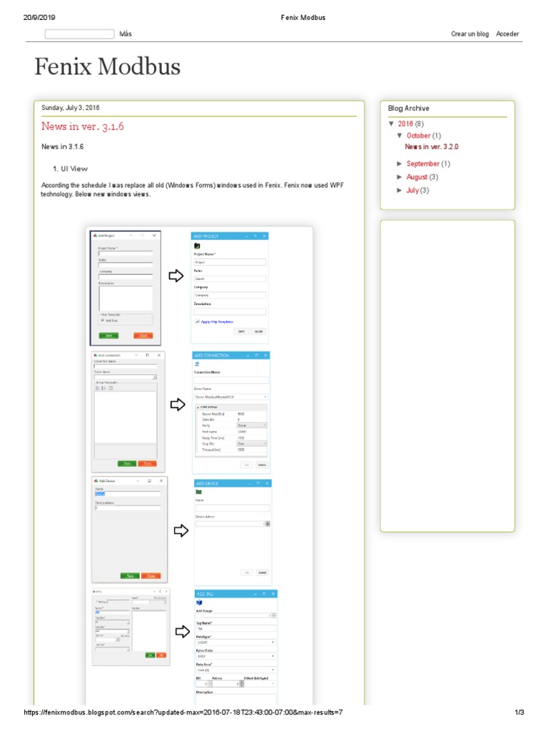 Fenix Modbus PDF | PDF