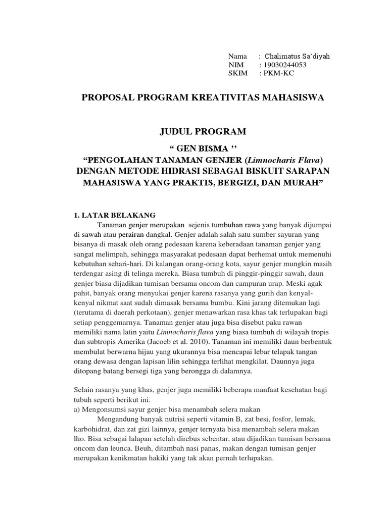 PKM Diyah | PDF