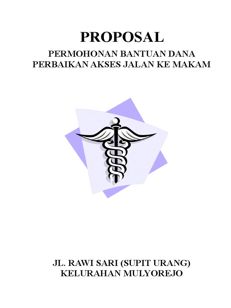Proposal Bantuan Dana Pembangunan Akses Jalan Ke Makam | PDF