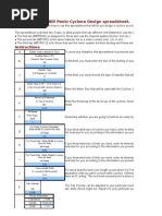 Cyclone Design - Stairmand Method | PDF | Flow Measurement | Gases
