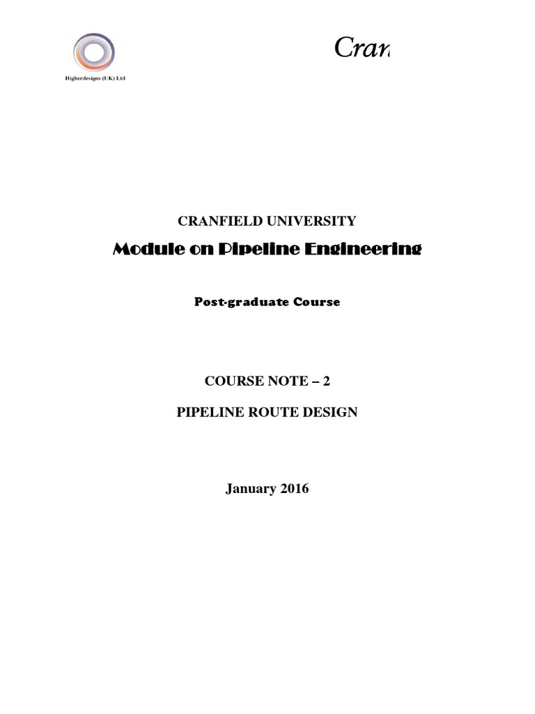 Pipeline Route Design Overview | PDF | Tide | Sonar