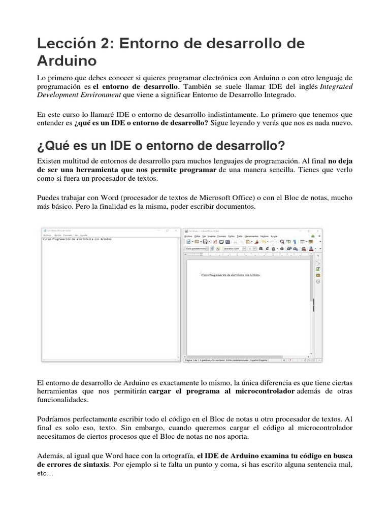 Manual de Arduino | PDF | Microcontrolador | Arduino