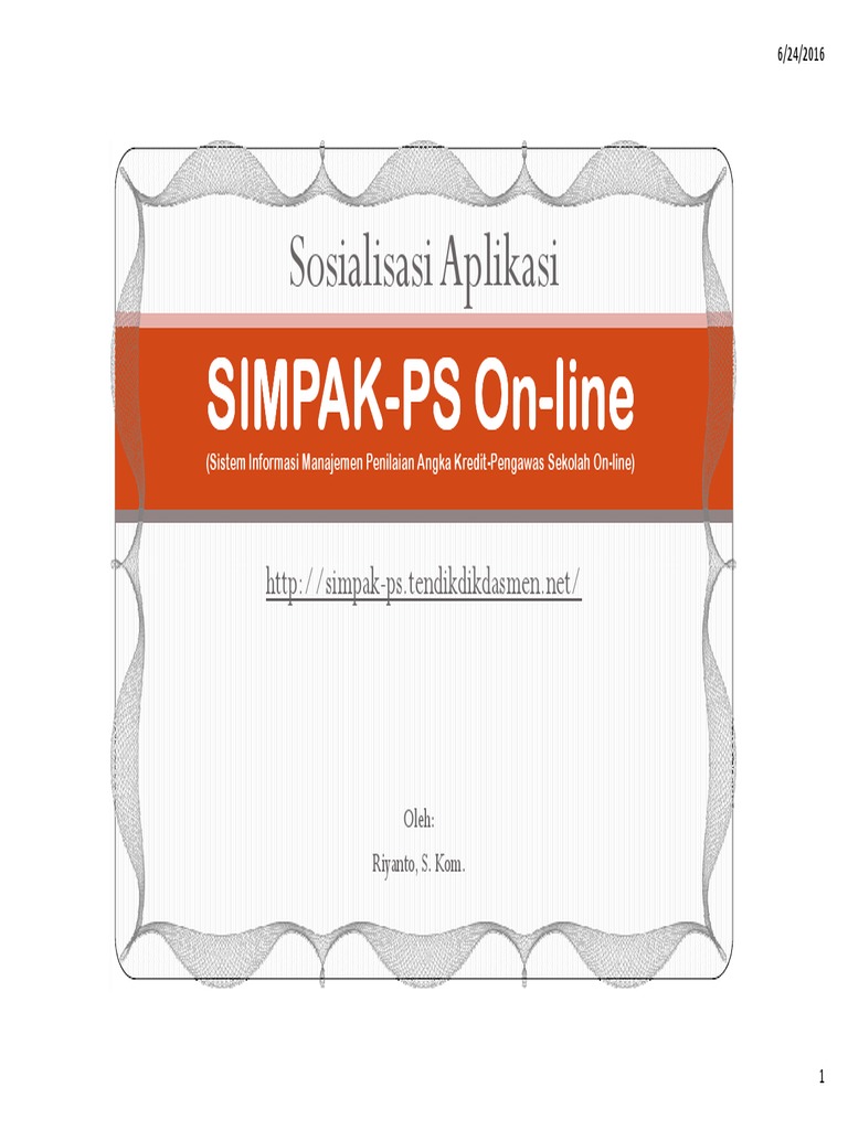 SIMPAK-PS On-Line - SIYAP PDF | PDF
