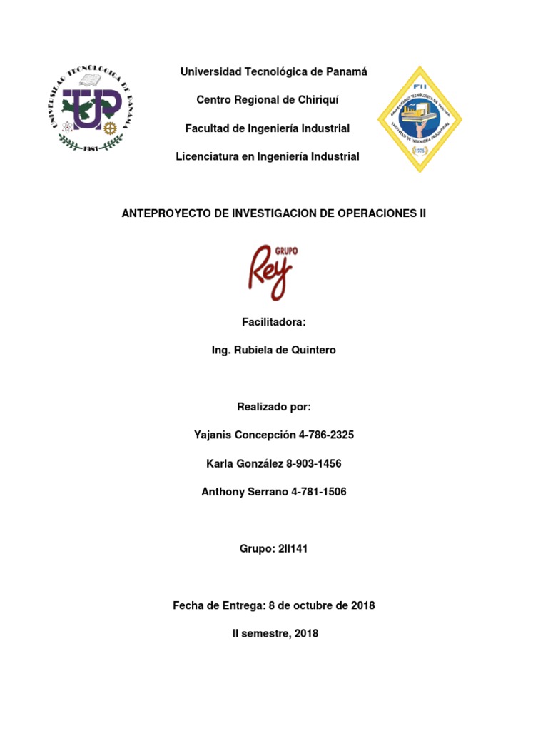 Proyecto Final Io 2 | PDF | Optimización Matemática | La investigación de operaciones