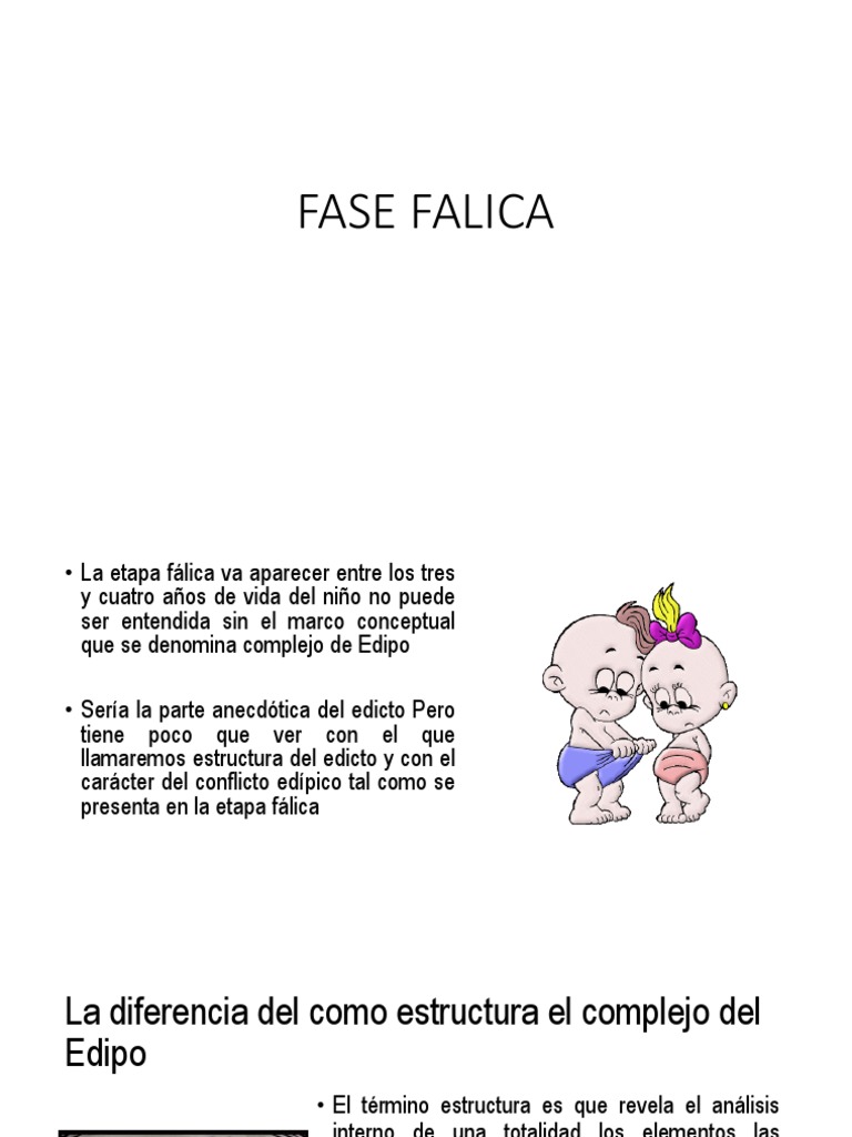 Fase Falica | PDF | Complejo de Edipo | Ciencias del comportamiento