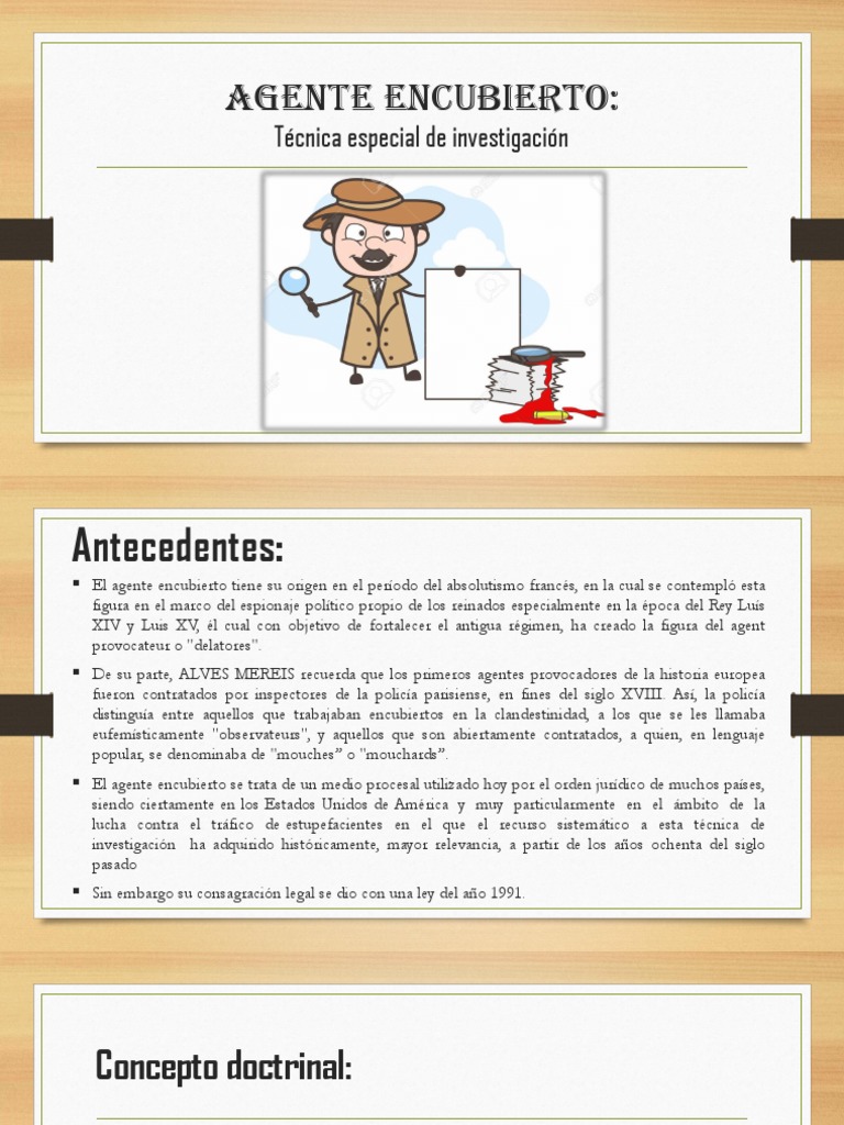 Agente Encubierto | PDF | Policía | Crimen organizado