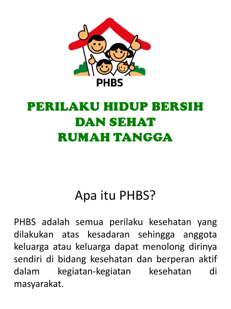 Materi Refreshing Kader PHBS | PDF