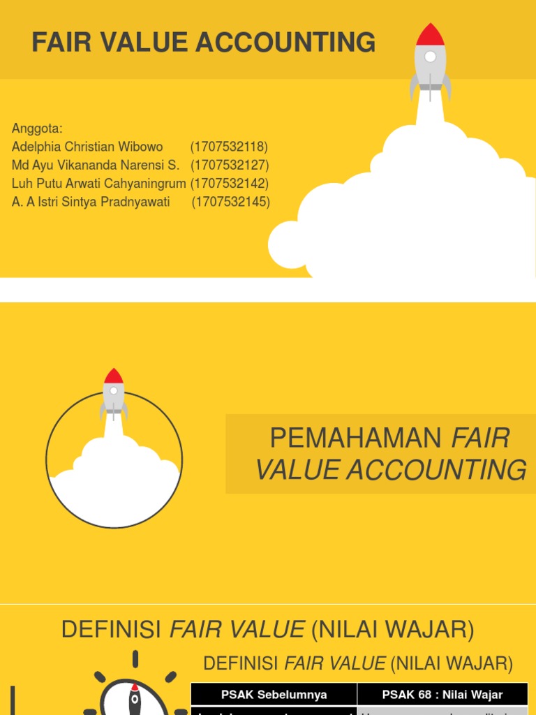 Presentasi Fair Value Accounting | PDF