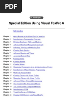 Visual FoxPro Basics and Commands | PDF | Menu (Computing) | Computer File
