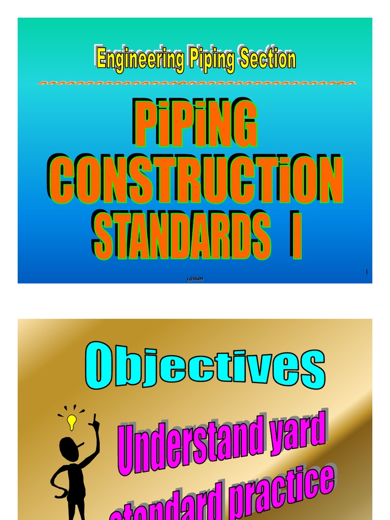 Piping Construction STD | PDF | Pipe (Fluid Conveyance) | Valve