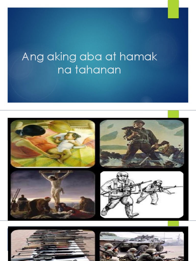 Ang Aking Aba at Hamak Na Tahanan | PDF